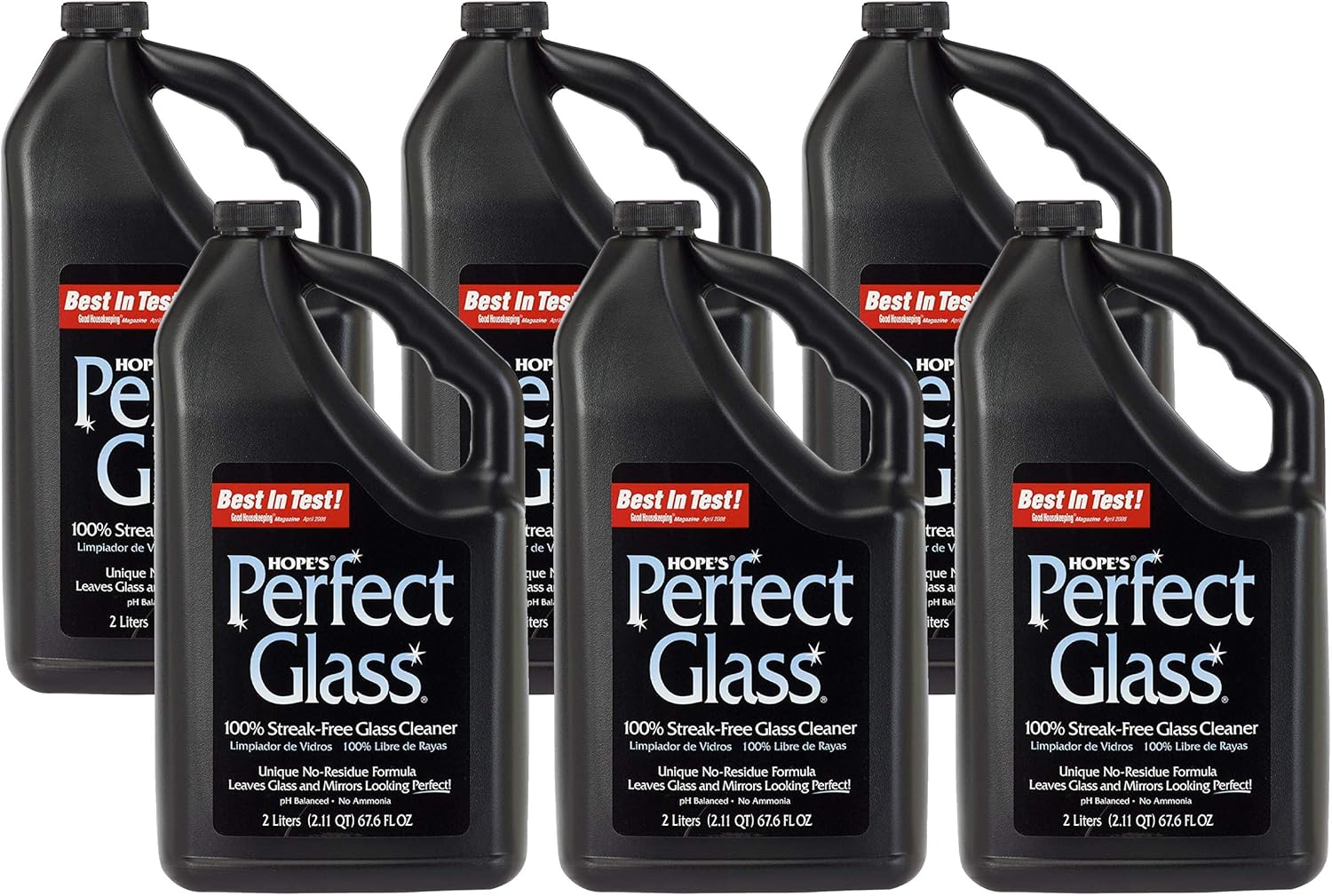 Amazon.com: HOPE'S Perfect Glass Cleaner Spray Refill, Streak-Free ...