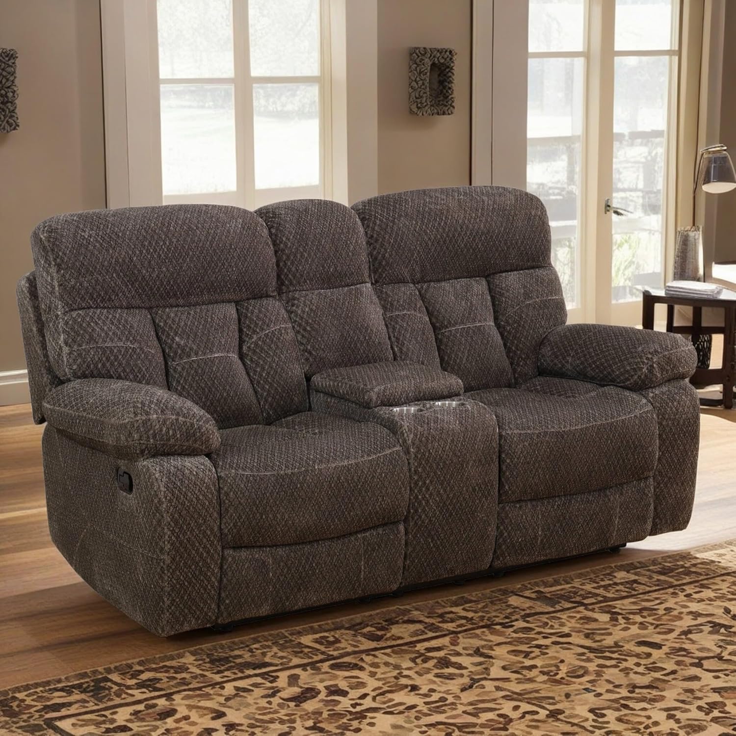 Amazon.com: MODCART 78" Living Room Recliner Sofa Loveseat, Reclining ...