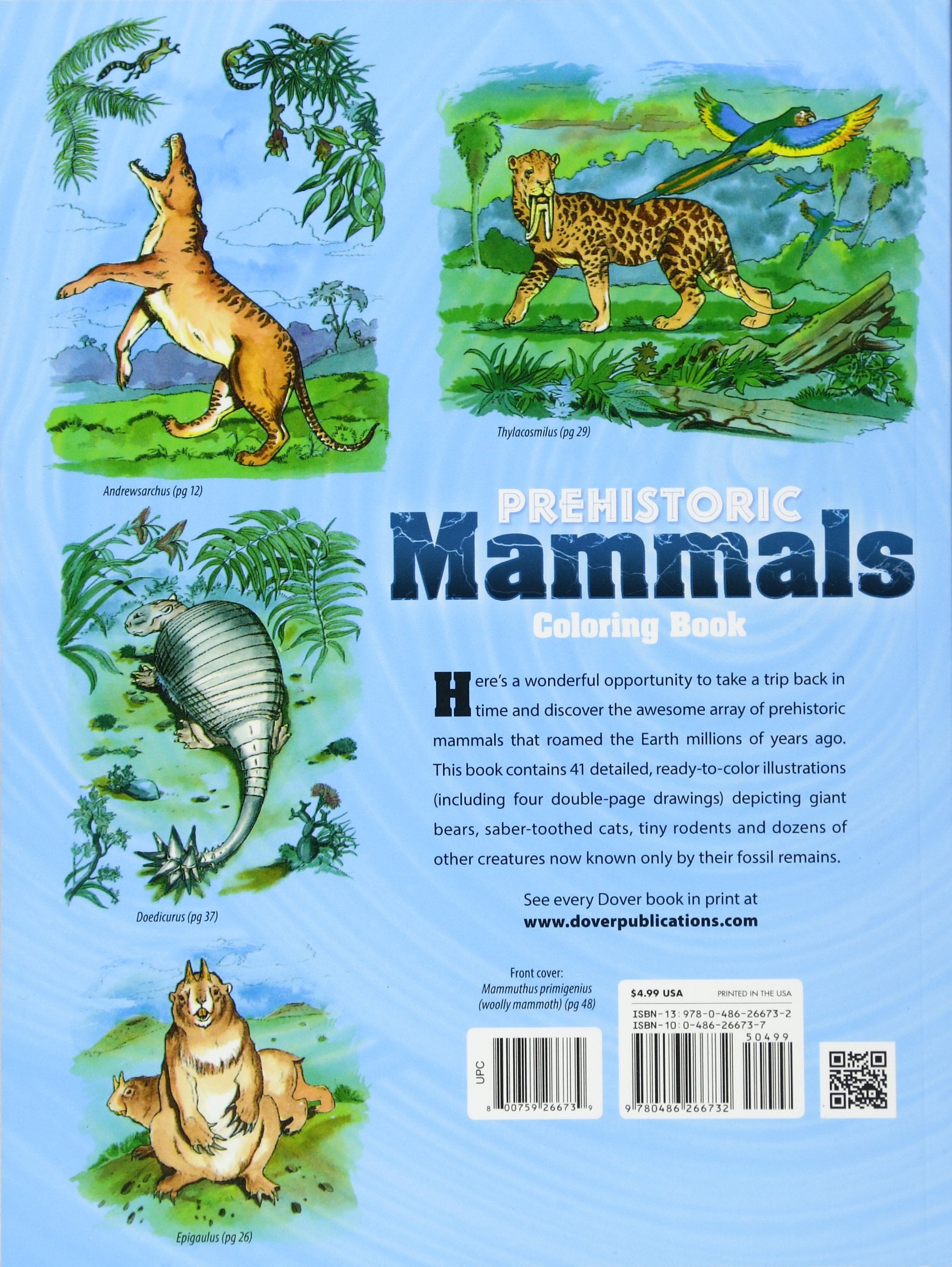 Prehistoric Animals Coloring Pages