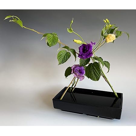 Amazon.com: Ikebana Flower Vase, Japanese Ceramic, Narrow Gray : Home ...