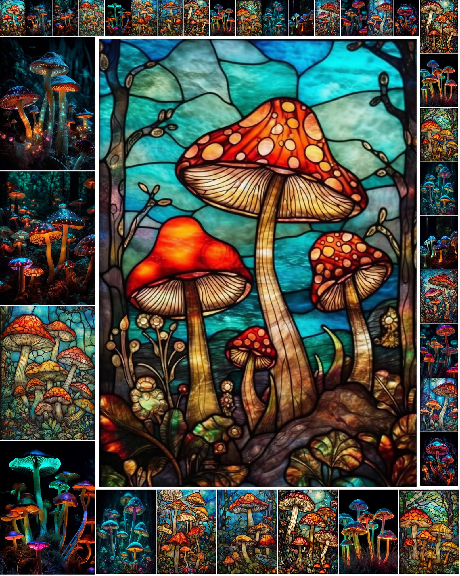 Stained Glass Decoupage Paper - Decoupage Design Ideas
