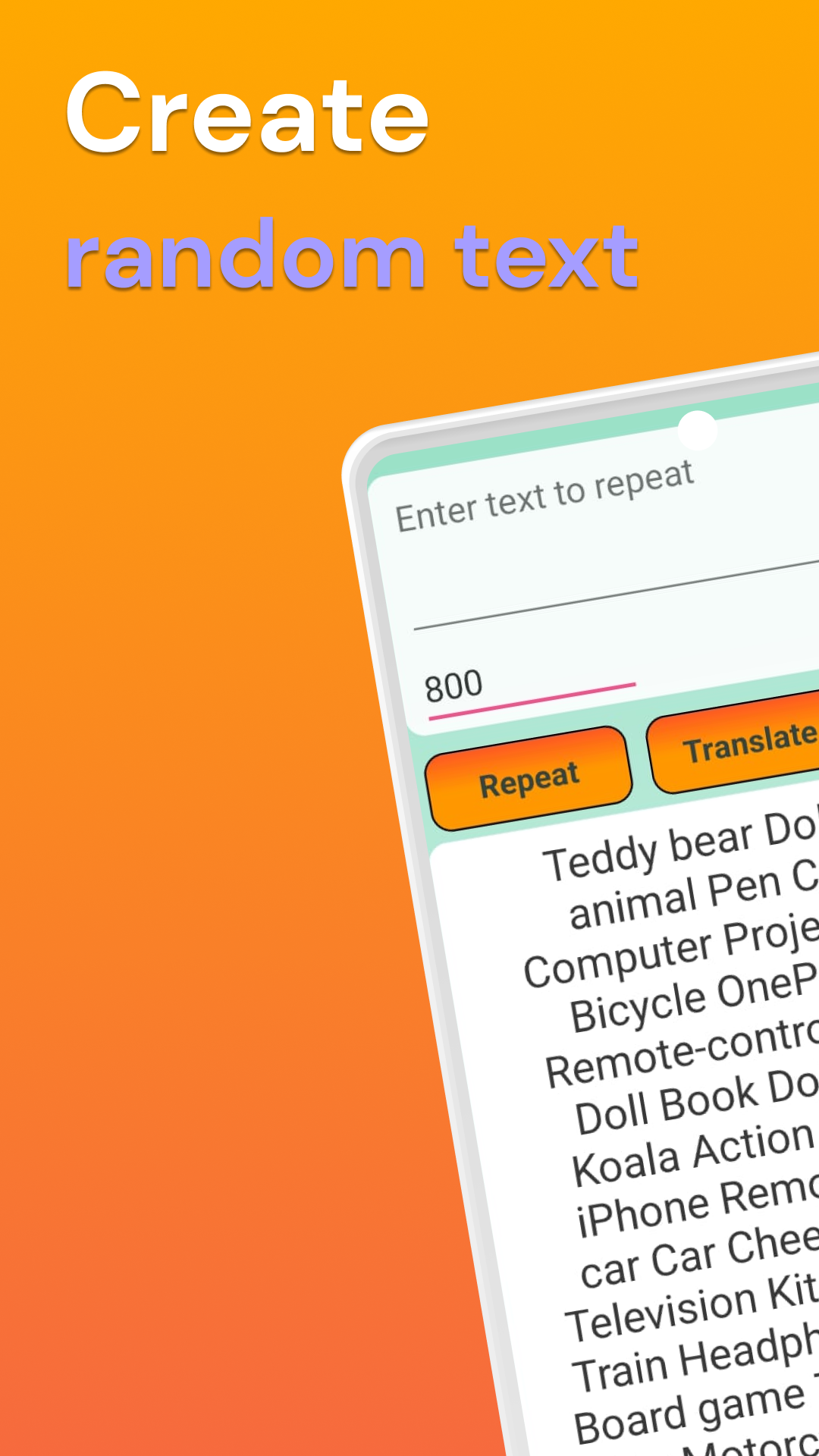 Text Repeater- Repeat Translate and Create Text 20K - App on Amazon ...