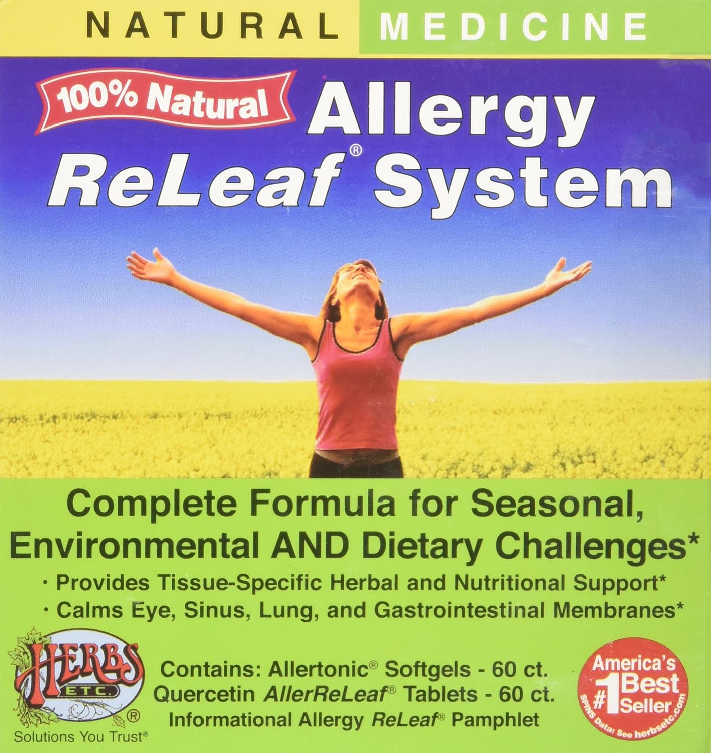 Amazon.com: Allergy ReLeaf System - 60 Softgels + 60 Tablets : Health ...