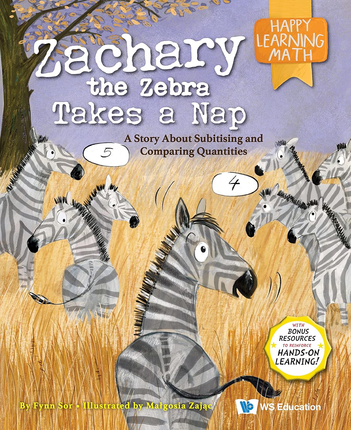 Amazon.com: Zachary the Zebra Takes a Nap: A Story About Subitising and ...