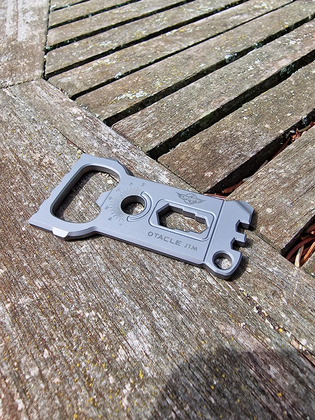 OKNIFE Otacle J1M Titan Pry Bar, Flaschenöffner, Titanium Brechstange ...