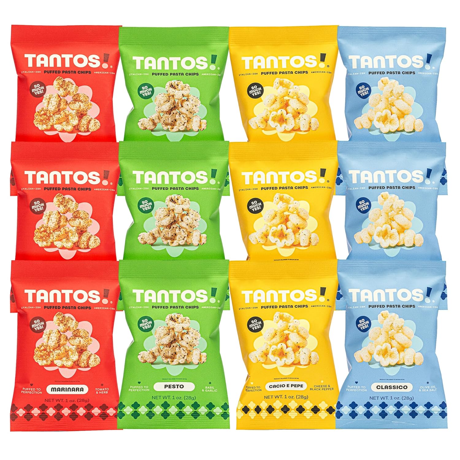 Amazon.com: Tantos! Puffed Pasta Chips – Healthy Pasta Snack by Top ...