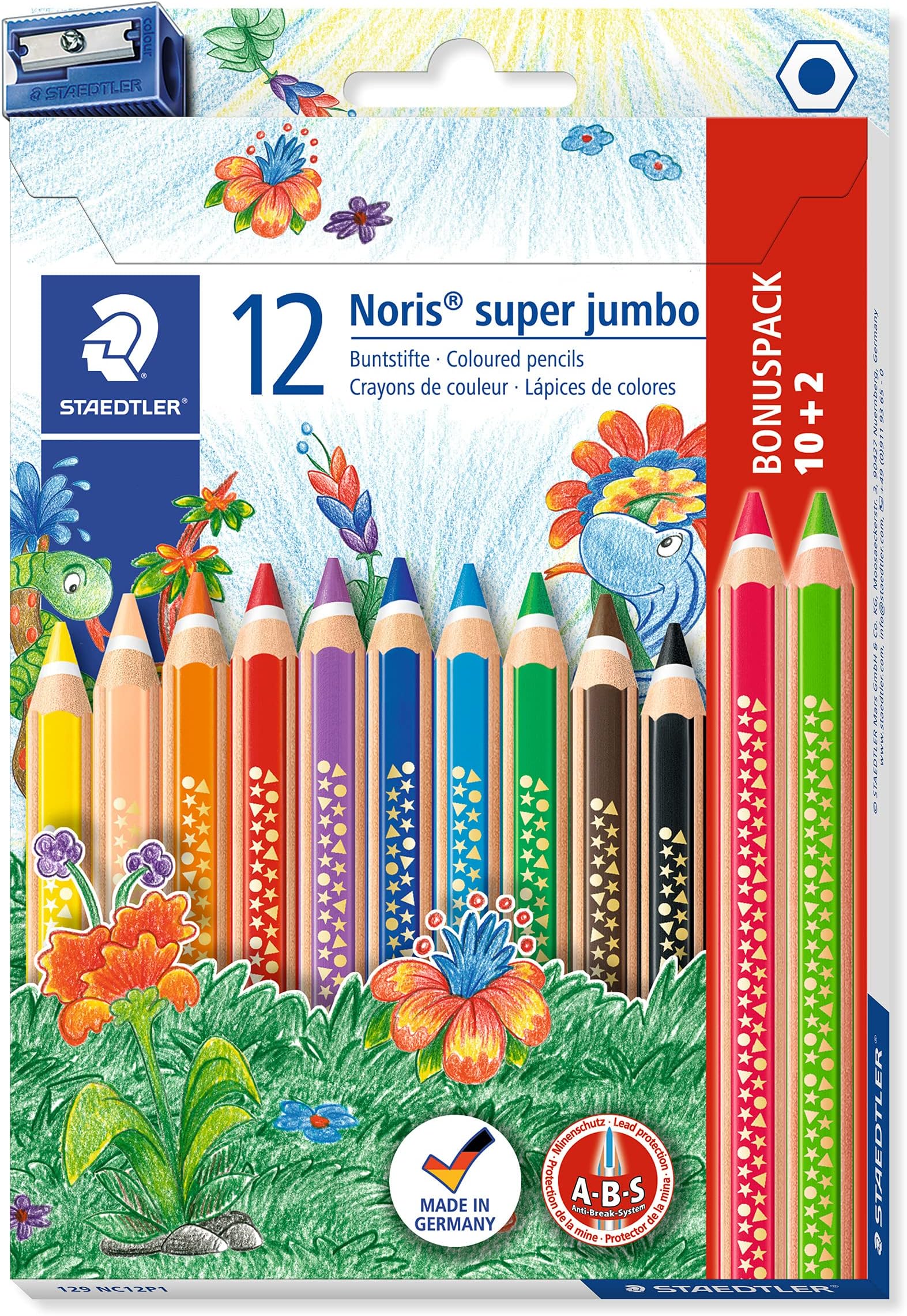BIC Crayons de Couleur Multi-Surfaces & Usages (Ardoise, Tableau, Verre ...