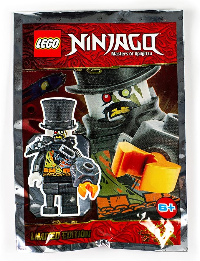 LEGO Ninjago Iron Baron Minifigure Foil Pack 891948 (Bagged) : Amazon ...