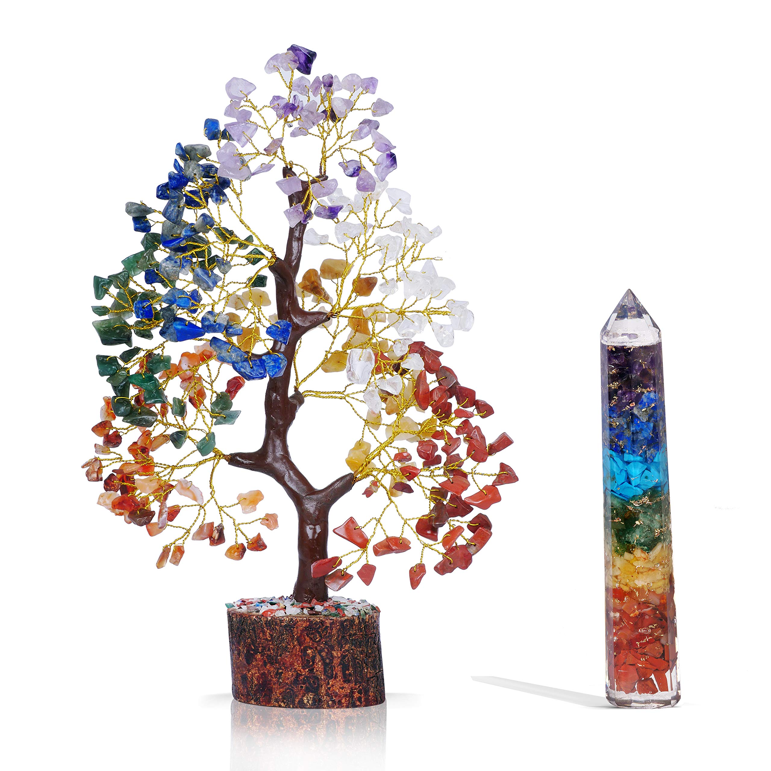 Buy Seven Chakra Money Tree Reiki Healing Stick Tower Buster Combo Feng ...