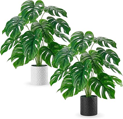 Amazon.com: Der Rose Artificial Plants Indoor Large Fake Plants 28 ...