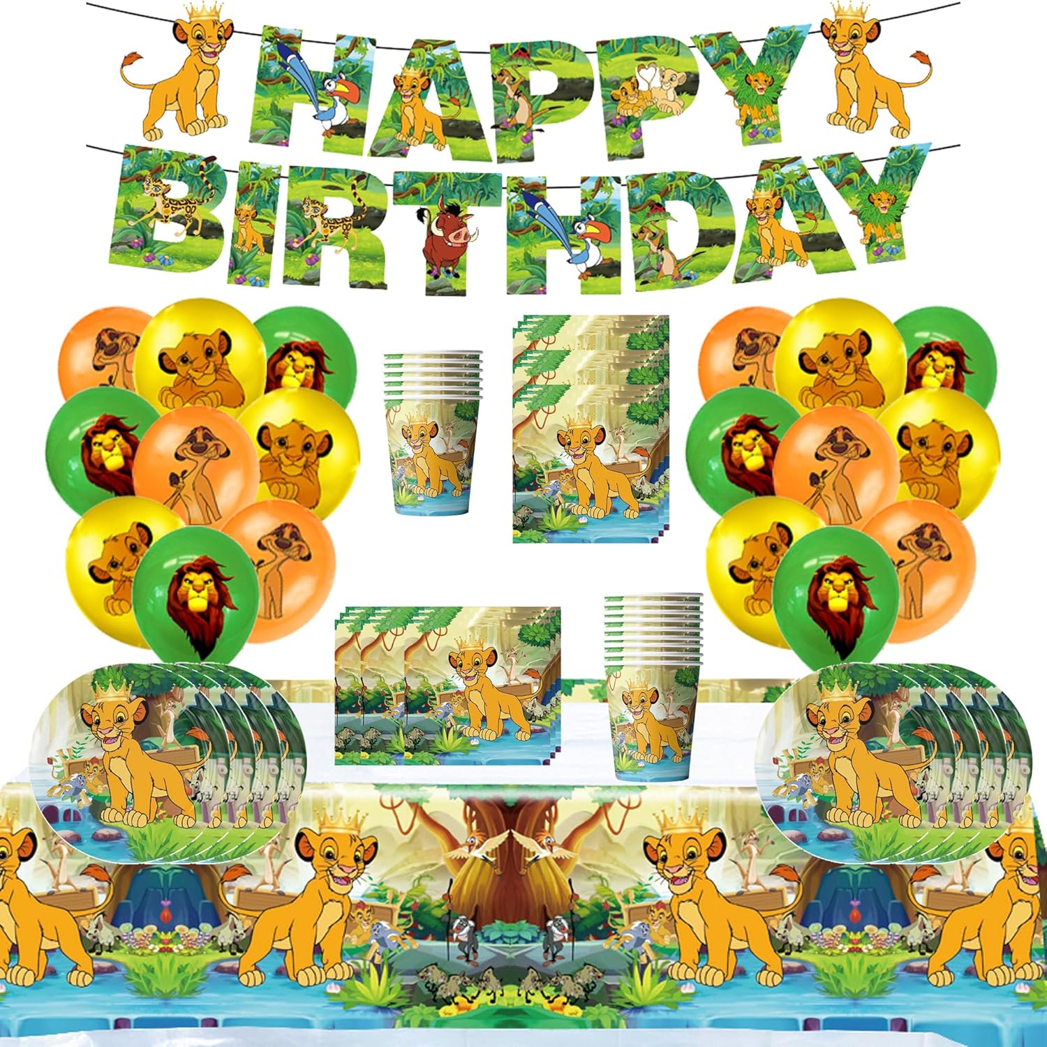Lion King Birthday Decorations Lion King Party Supplies Lion King ...