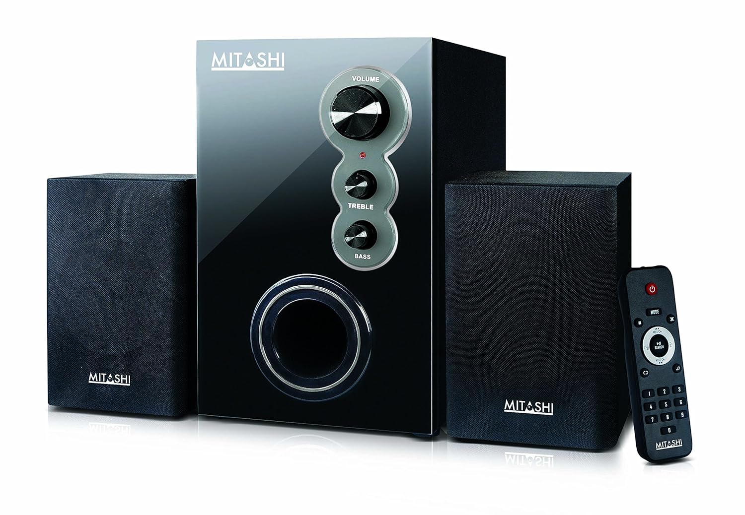 Mitashi HT25FUR 2.1 Channel Multimedia Speaker : Amazon.in: Computers ...