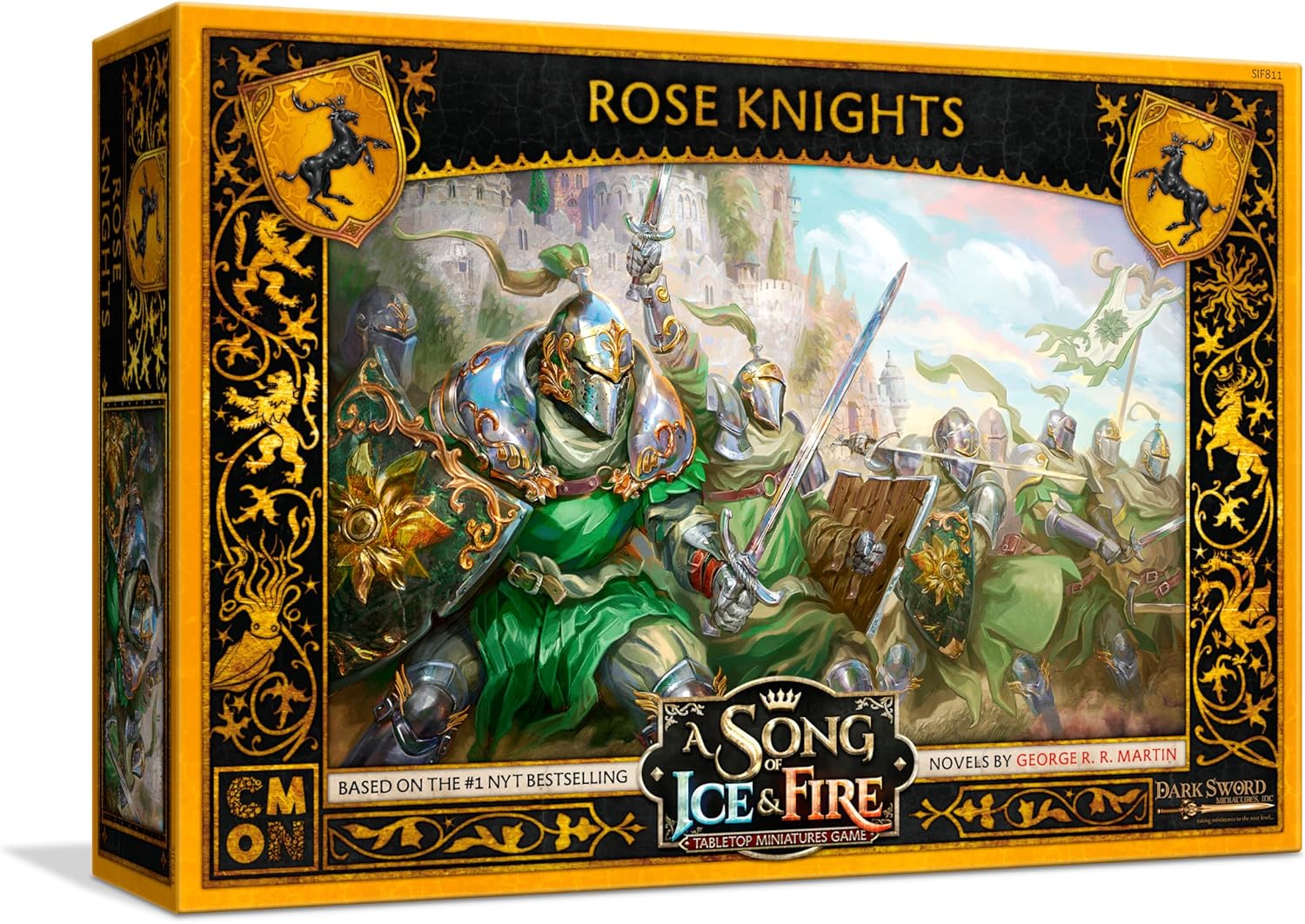 Amazon.com: A Song of Ice and Fire Tabletop Miniatures Rose Knights ...