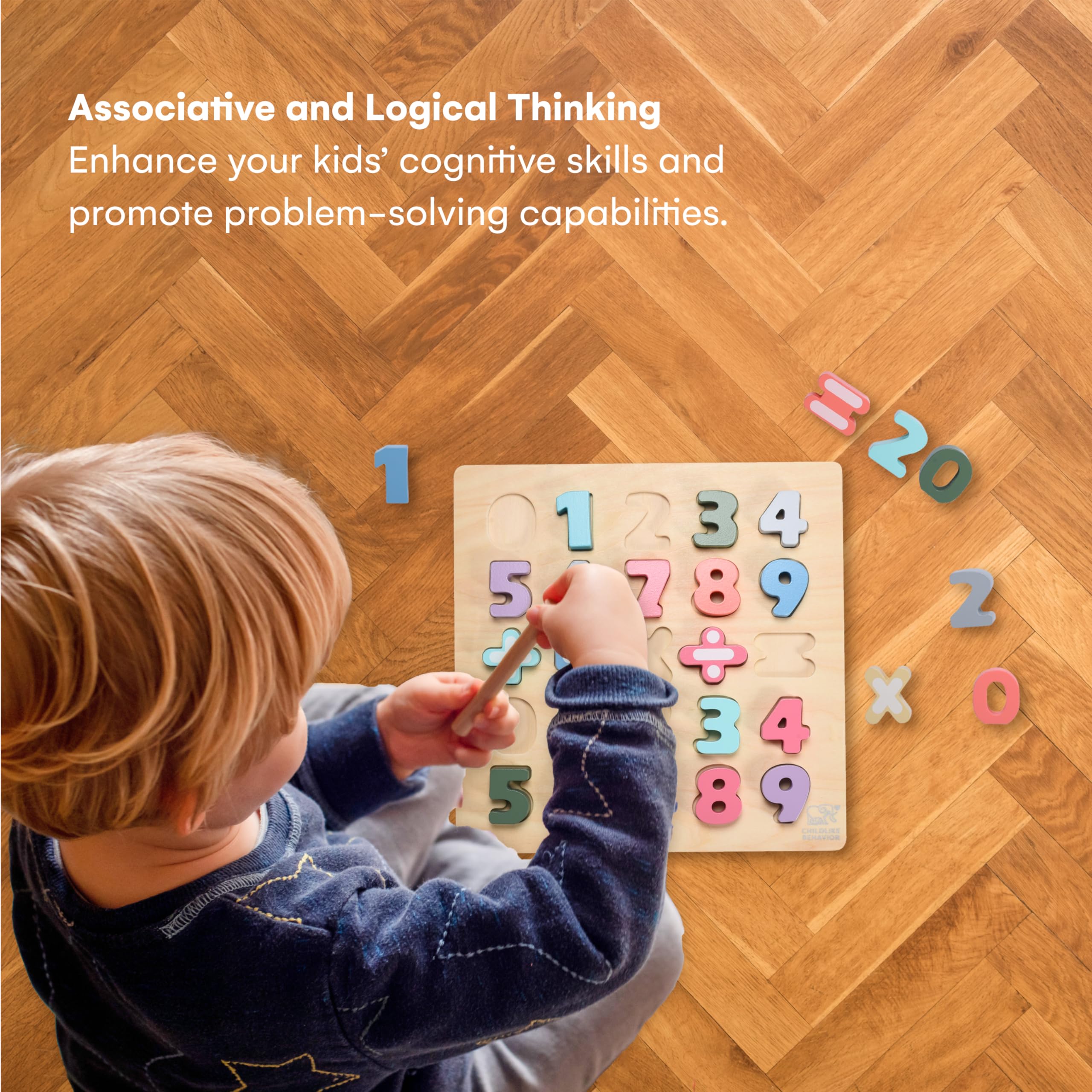 Snapklik.com : Childlike Behavior Premium Number Puzzles - 11" X 11 ...