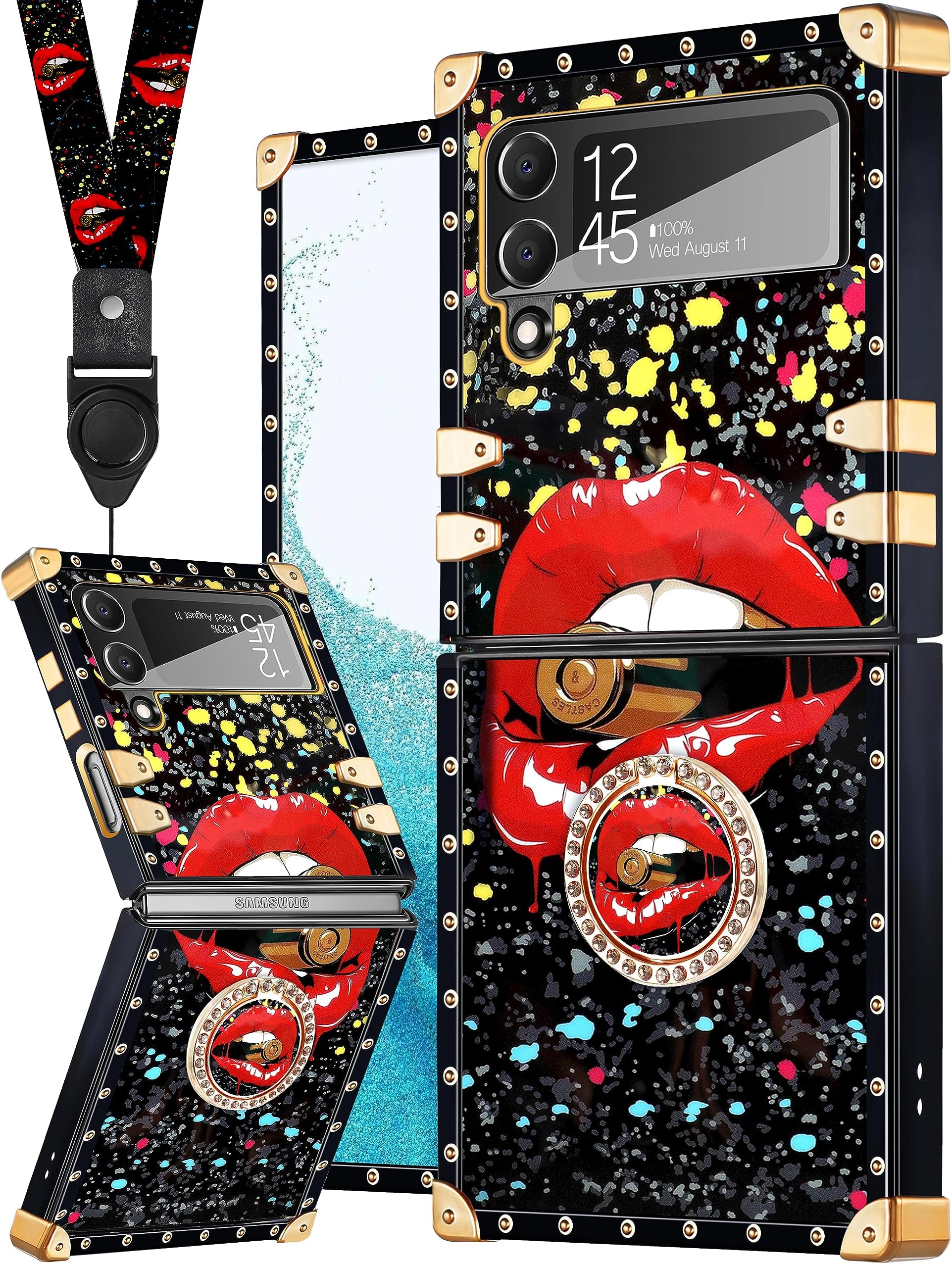 Amazon.com: Loheckle for Samsung Galaxy A14 5G Case for Women, Designer ...