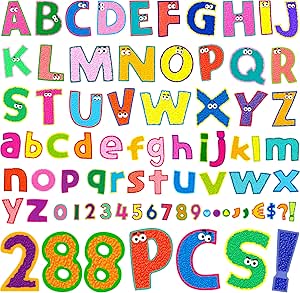 Amazon.com: 288 PCS Alphabet Combo Set, Large Size Letters Uppercase ...