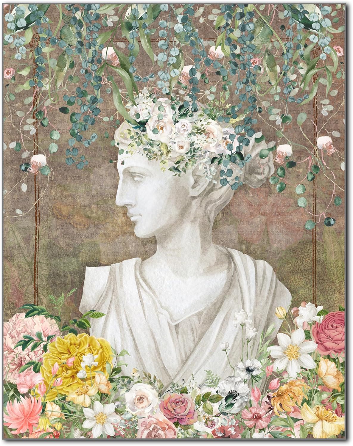 Amazon.com: Greek Mythology Wall Art Prints (Botanical): Posters & Prints