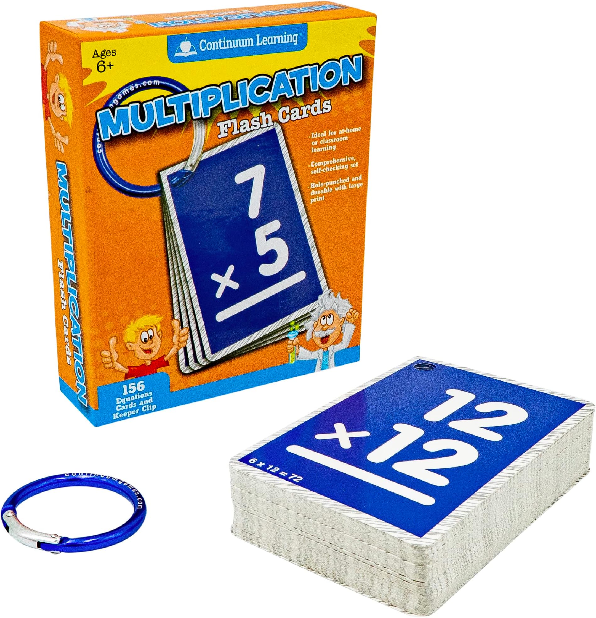 Amazon.com: Teacher Created Resources Multiplication 0–12 Flash Cards ...