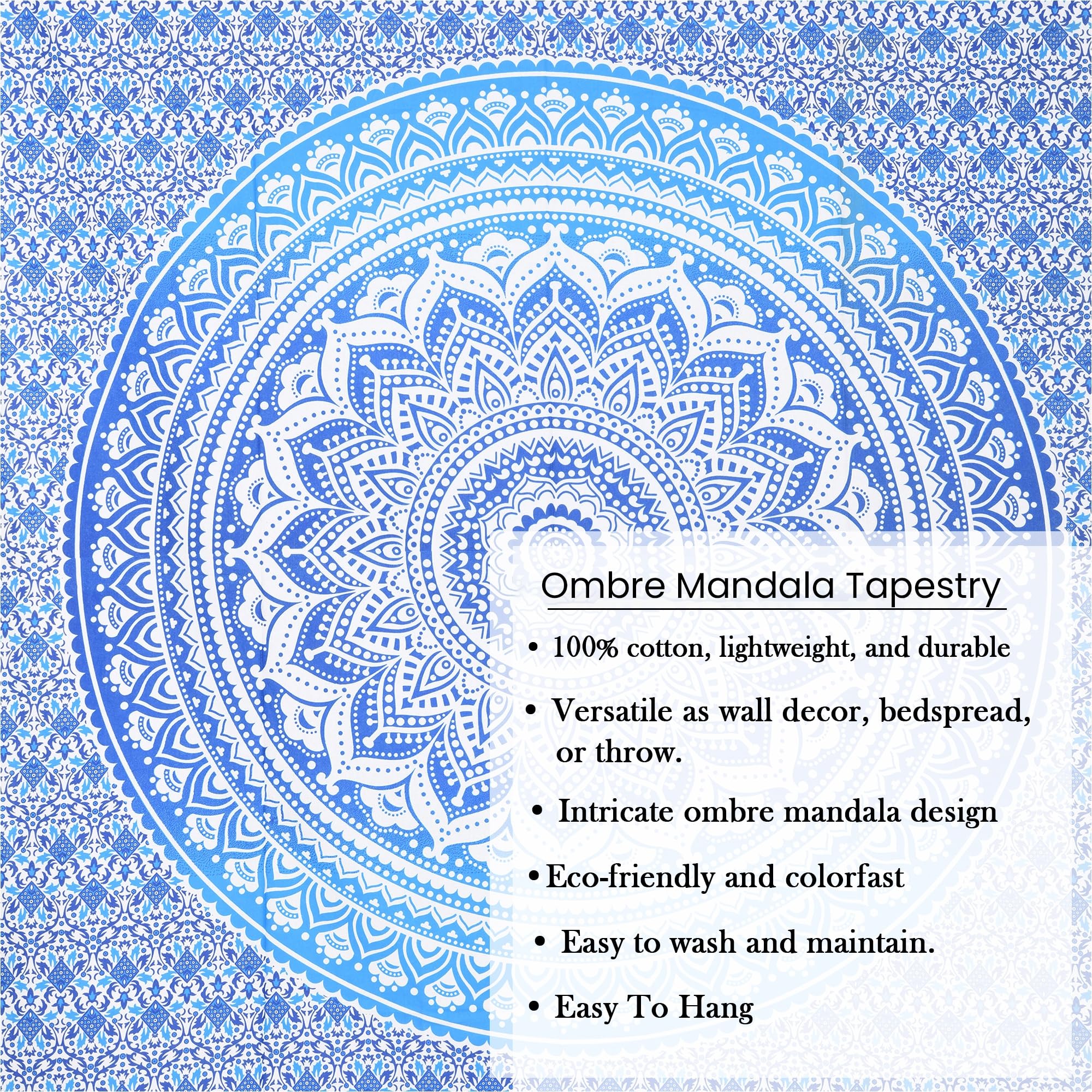 Indie Mandala Yellow Morning Sun Indian Mandala Psychedelic Gypsy Wall