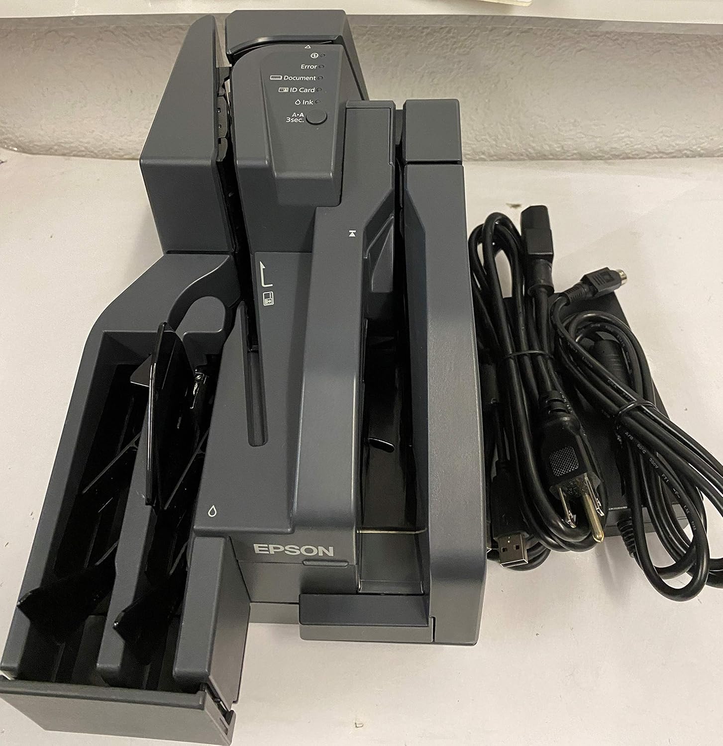 Amazon.com: Epson TMS2000 check scanner, A41A268111, 200dpm, 2 pocket ...