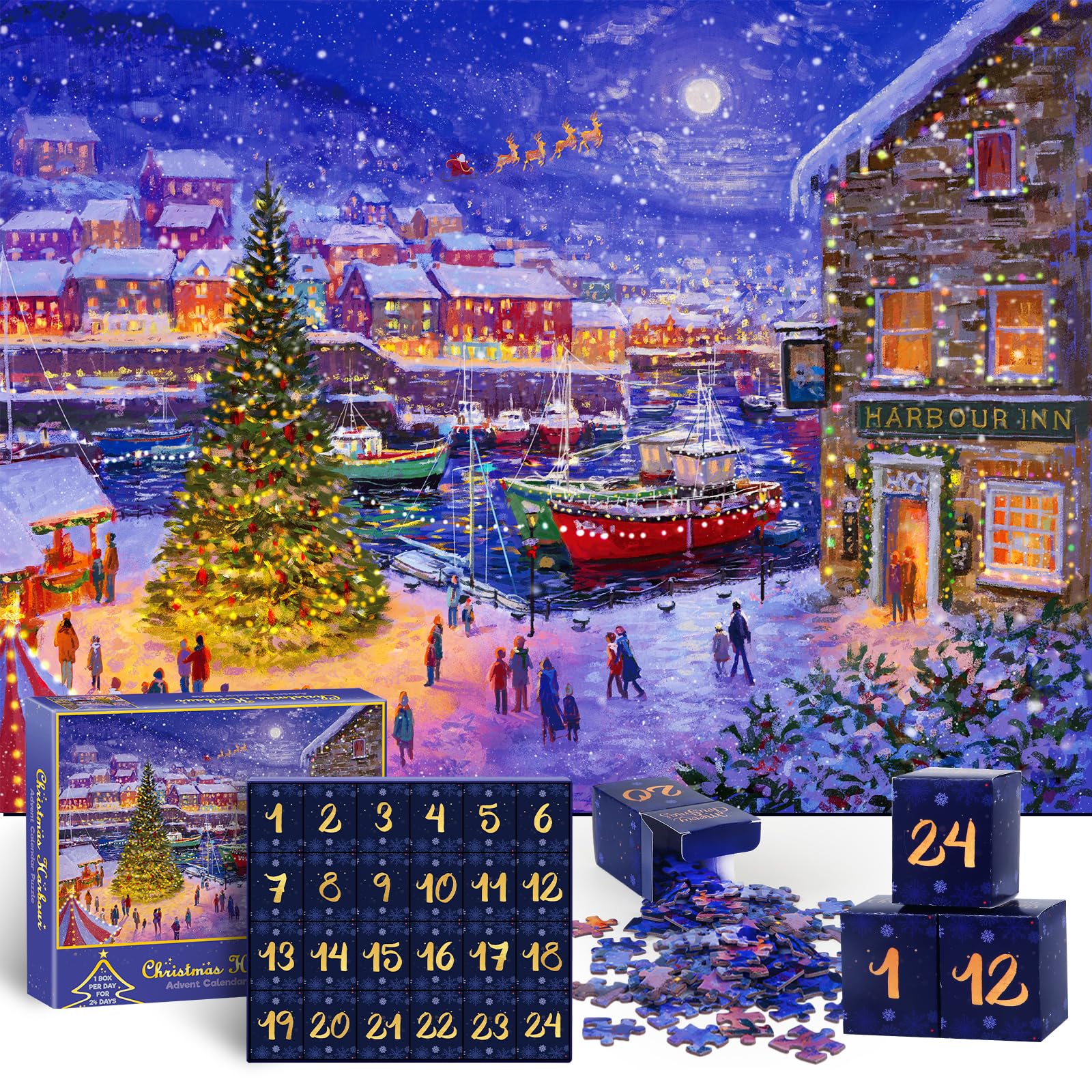 Snapklik.com : Advent Calendar 2024 Christmas Puzzles,1008 Pieces ...