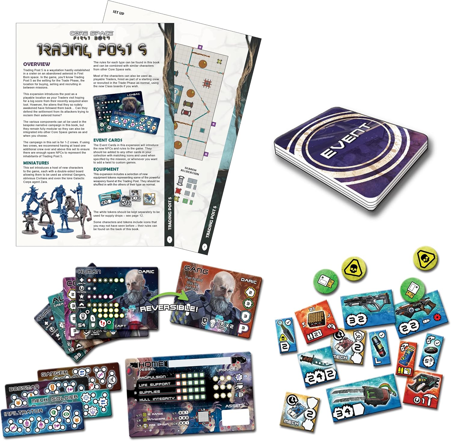 Battle Systems – Core Space First Born – Sci-Fi Miniatures Board Game ...