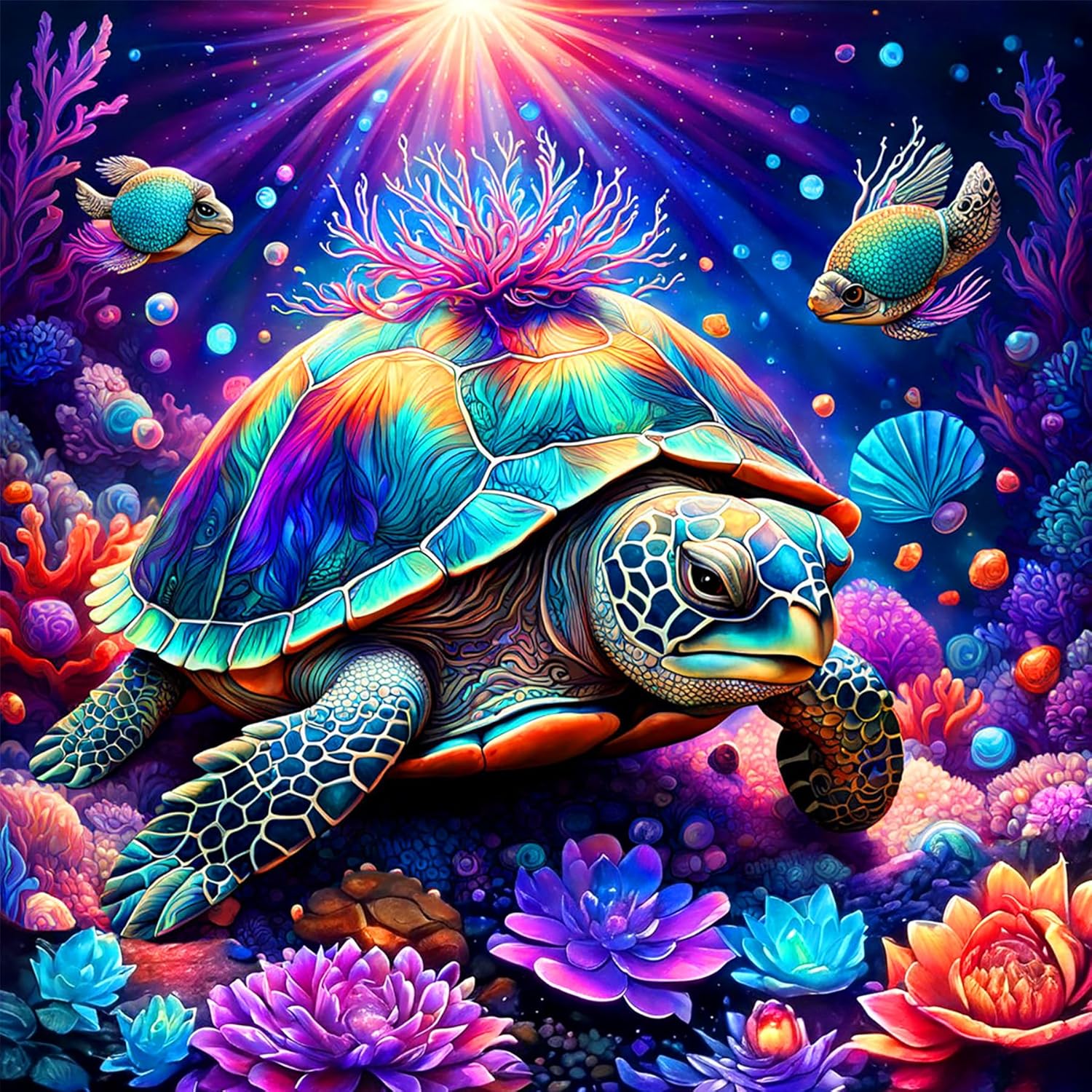 Amazon.com: igoodom Sea Turtle Diamond Painting Kits for Adults, Sea ...