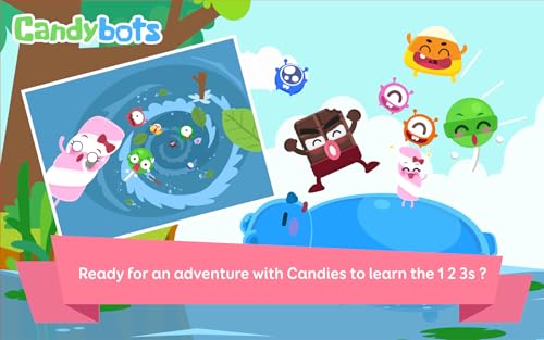 CandyBots Numbers 123 Counting ⭐ Learn 1 to 100:www.amazon.com:Appstore ...