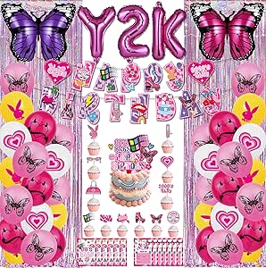 Amazon.com: Y2k birthday Party Decorations Early 2000s birthday Party ...