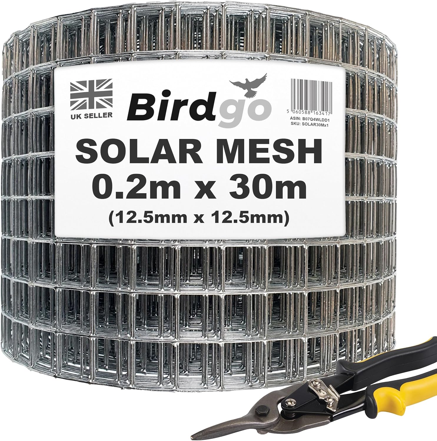 Birdgo 30m Galvanised Solar Proofing Bird Mesh - Prevention Control ...