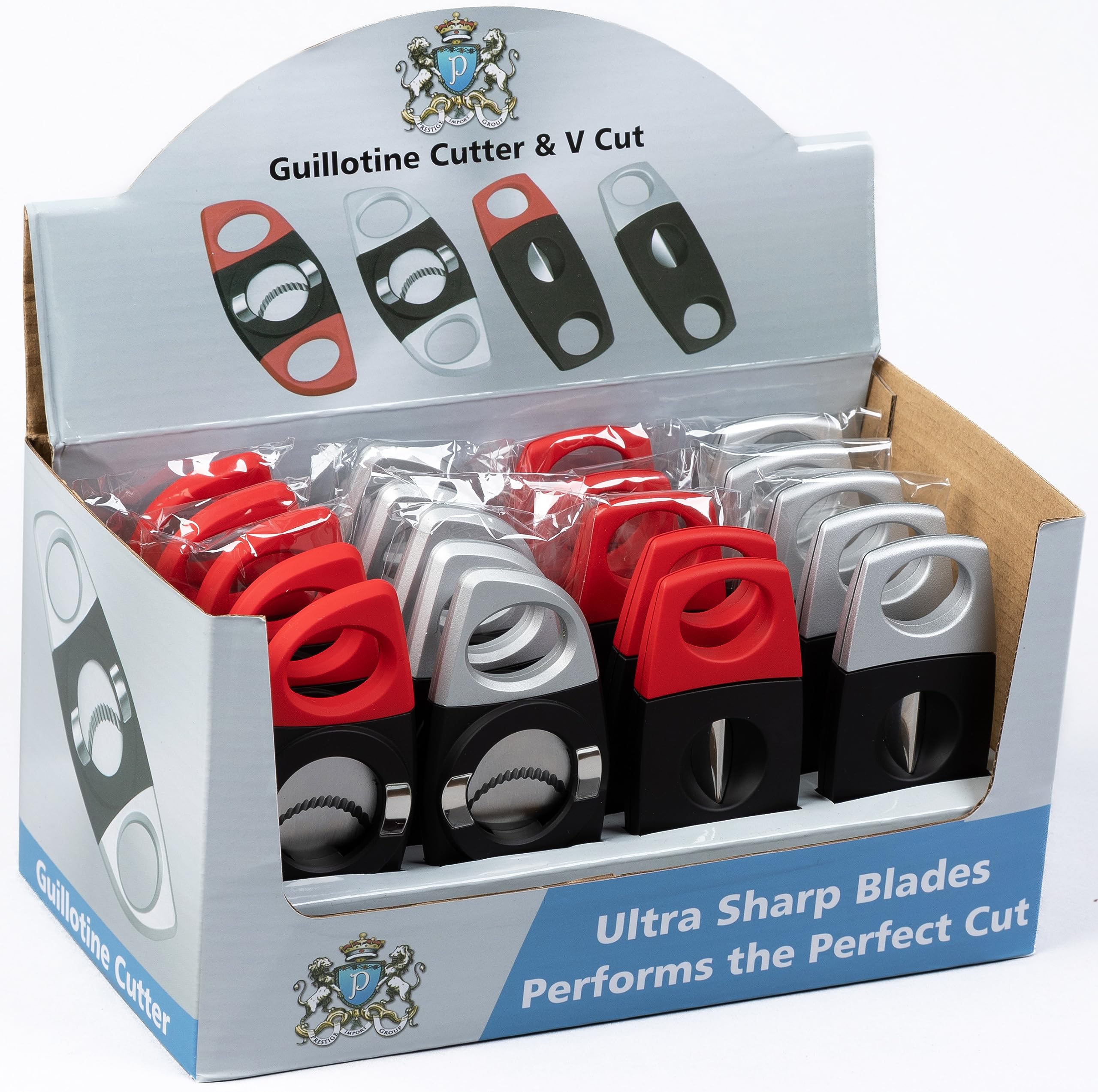 Snapklik.com : Rubberized Guillotine & V-Cut Cigar Cutters - Display ...