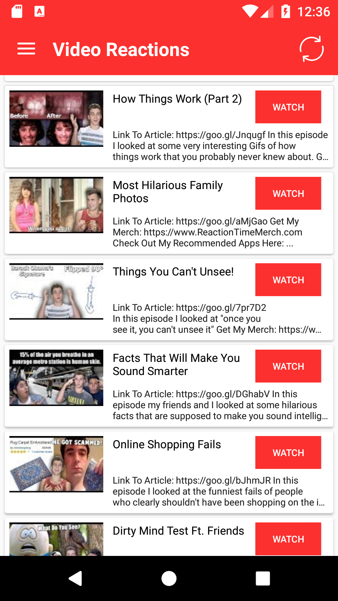 Video Reactions Compilation - App on Amazon Appstore