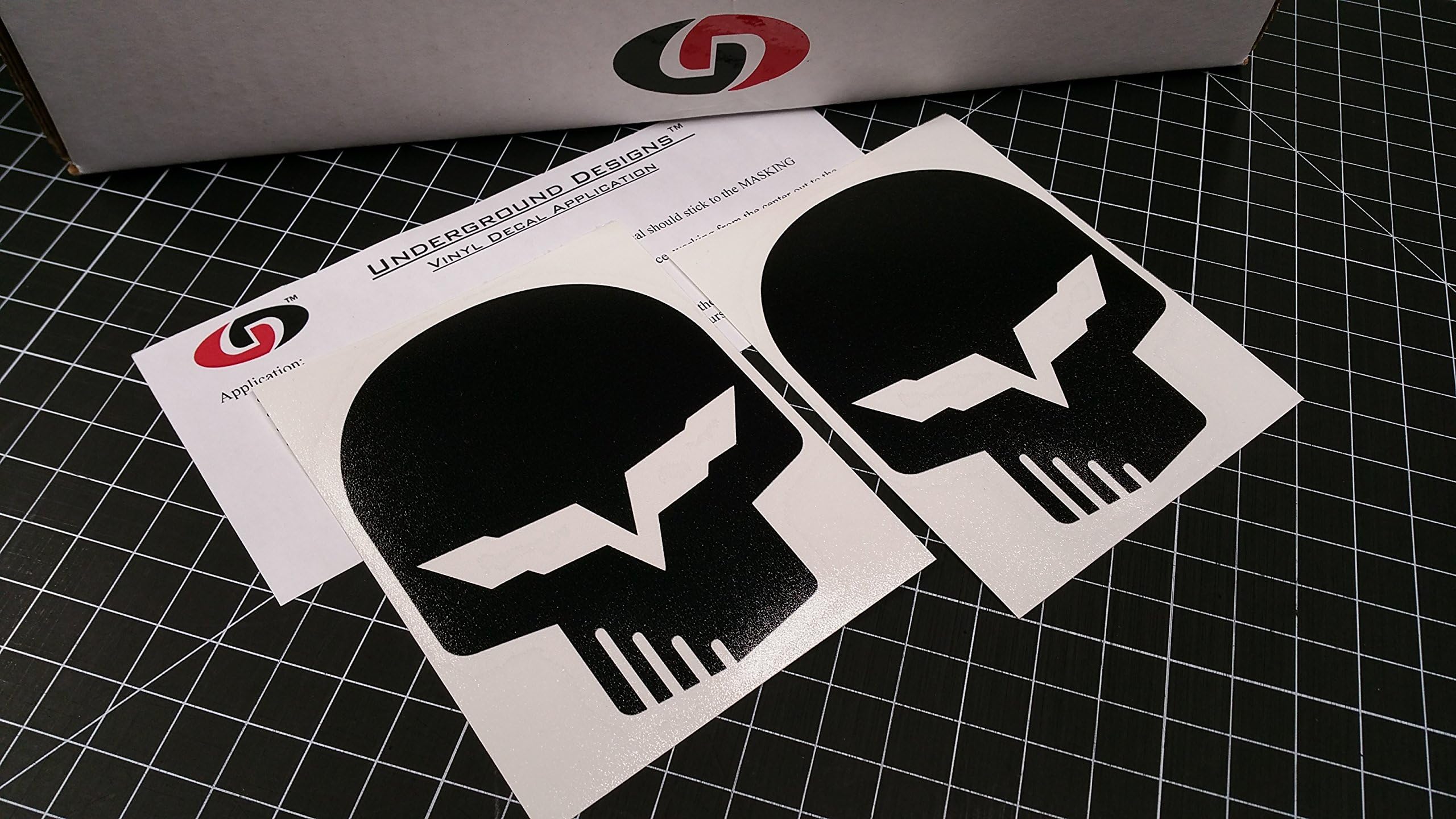 Amazon.com: Stingray Corvette Jake Racing Skull Vinyl Sticker Decal (3. ...