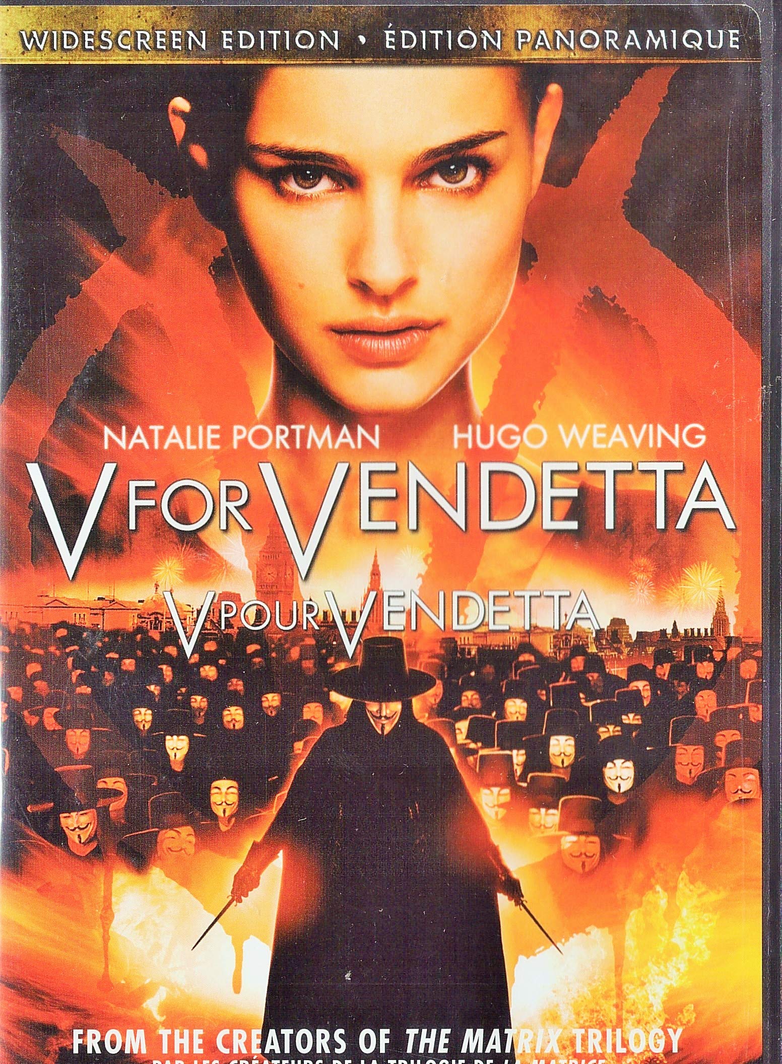 V for Vendetta / V pour Vendetta (Bilingual) (Widescreen): Amazon.ca ...