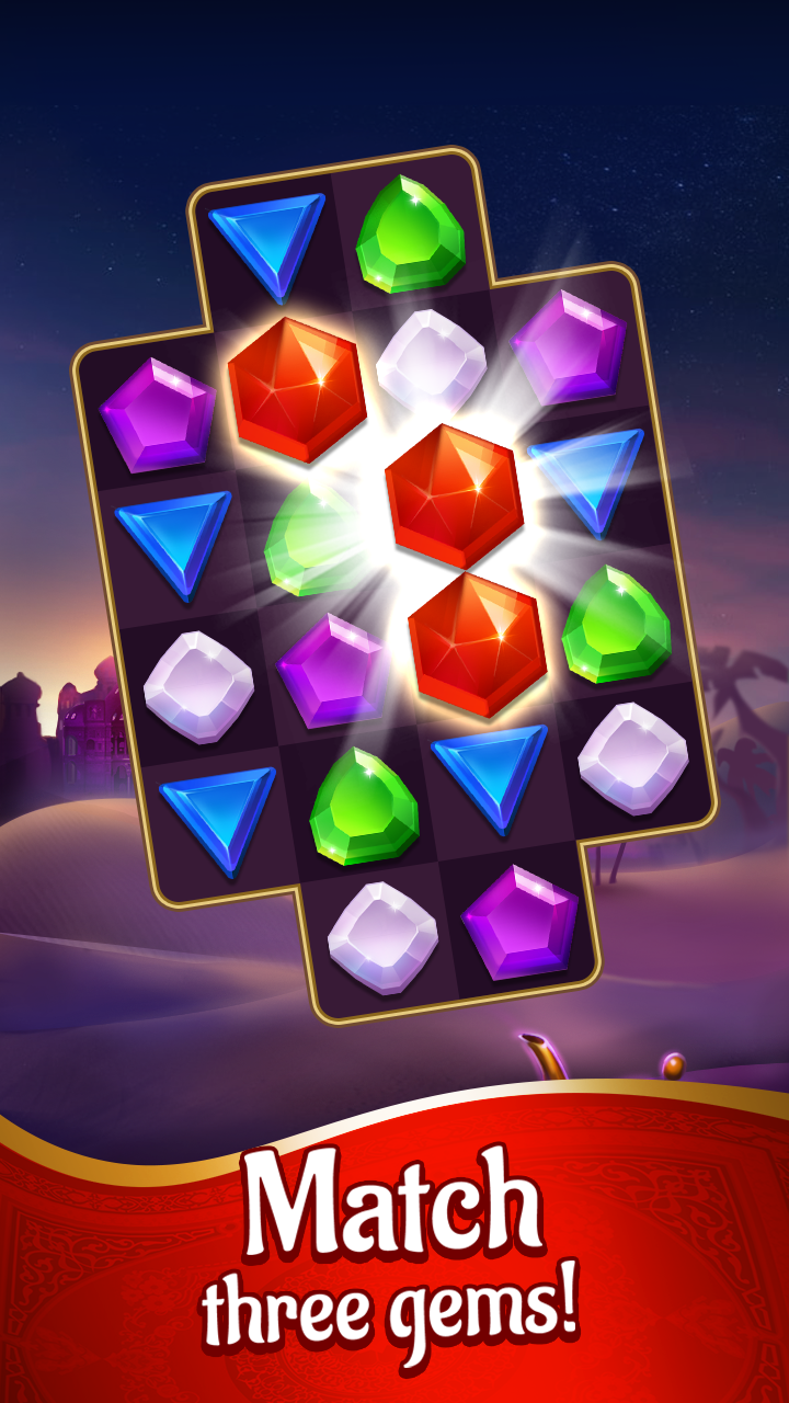 Genies & Gold - Match 3 Jewel & Gem Adventure - App on Amazon Appstore