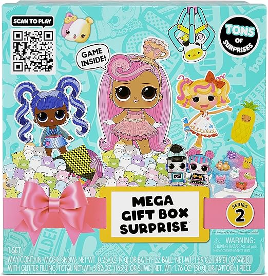 L.O.L. Surprise! Mega Gift Box Surprise Serie 2 para niños - Caja de ...