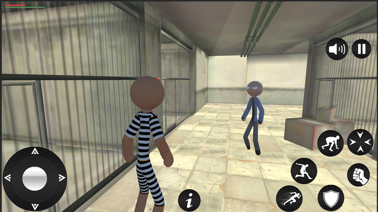 Real Stickman Police vs Prisoner Escape 3D Sim- Offline Jail Hide ...