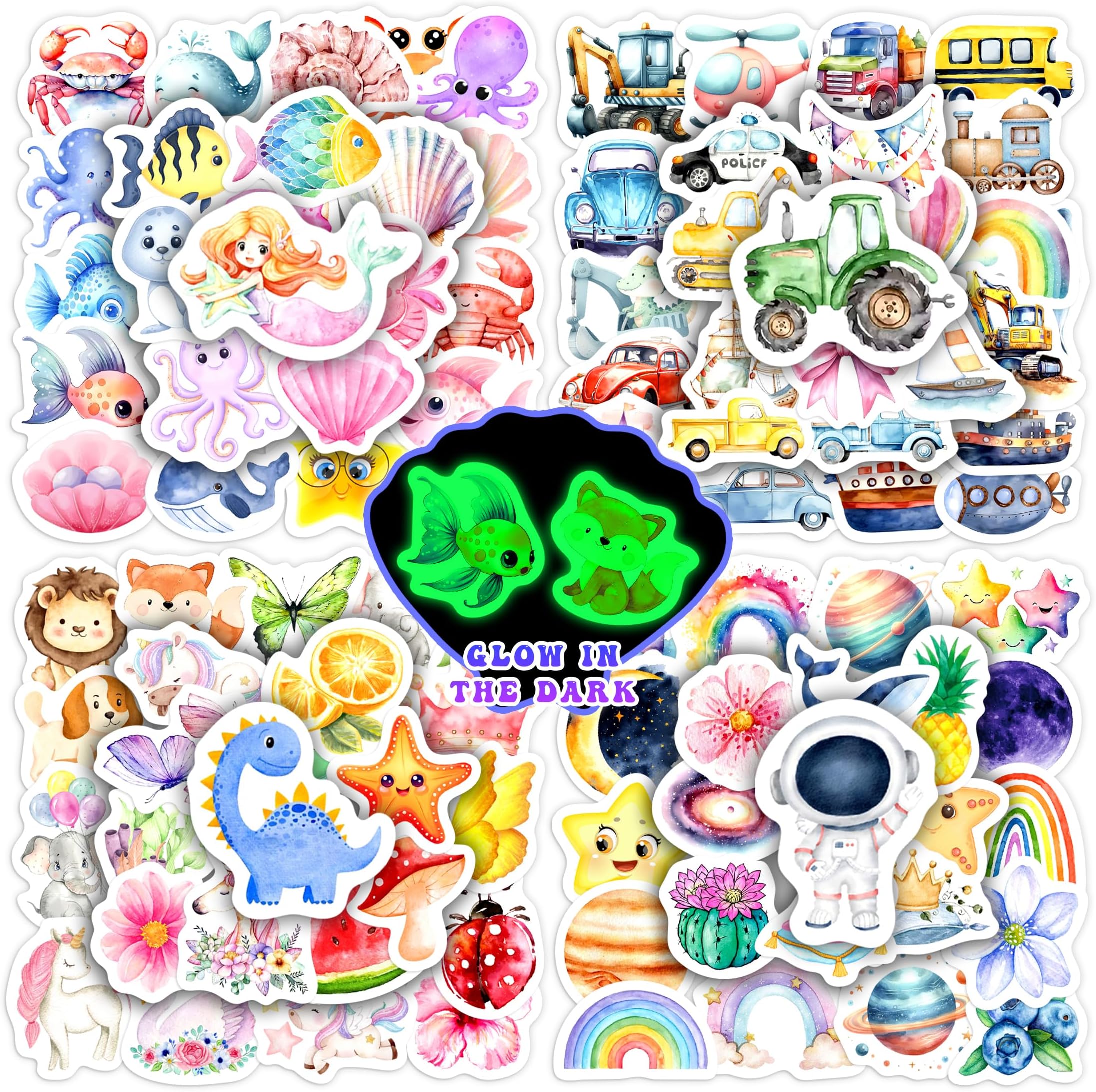 Amazon.com: 60pcs Kawaii Chiikawa Stickers for Kids Travel Case,Cute ...