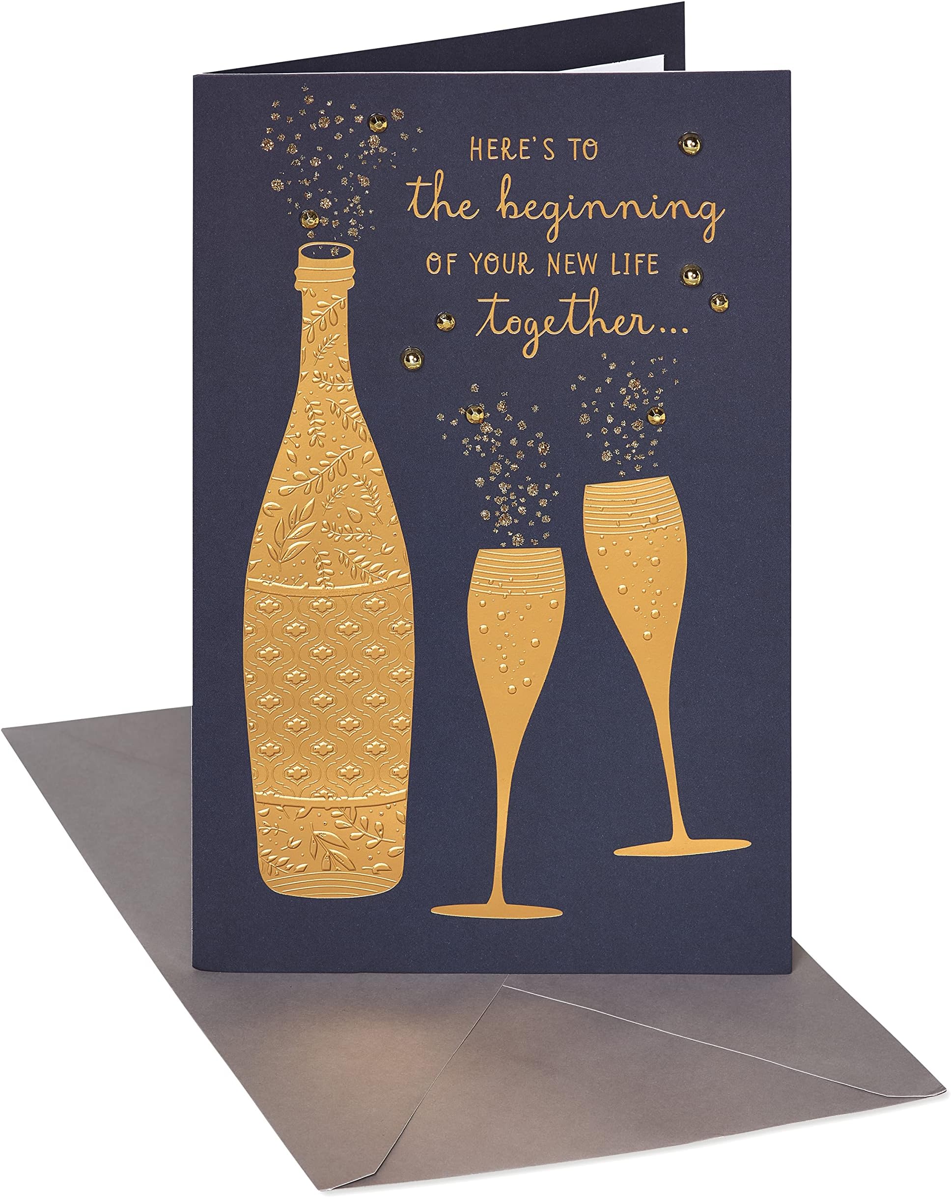 Amazon.com: Hallmark Signature Wedding Card (Happy Wedding Day)