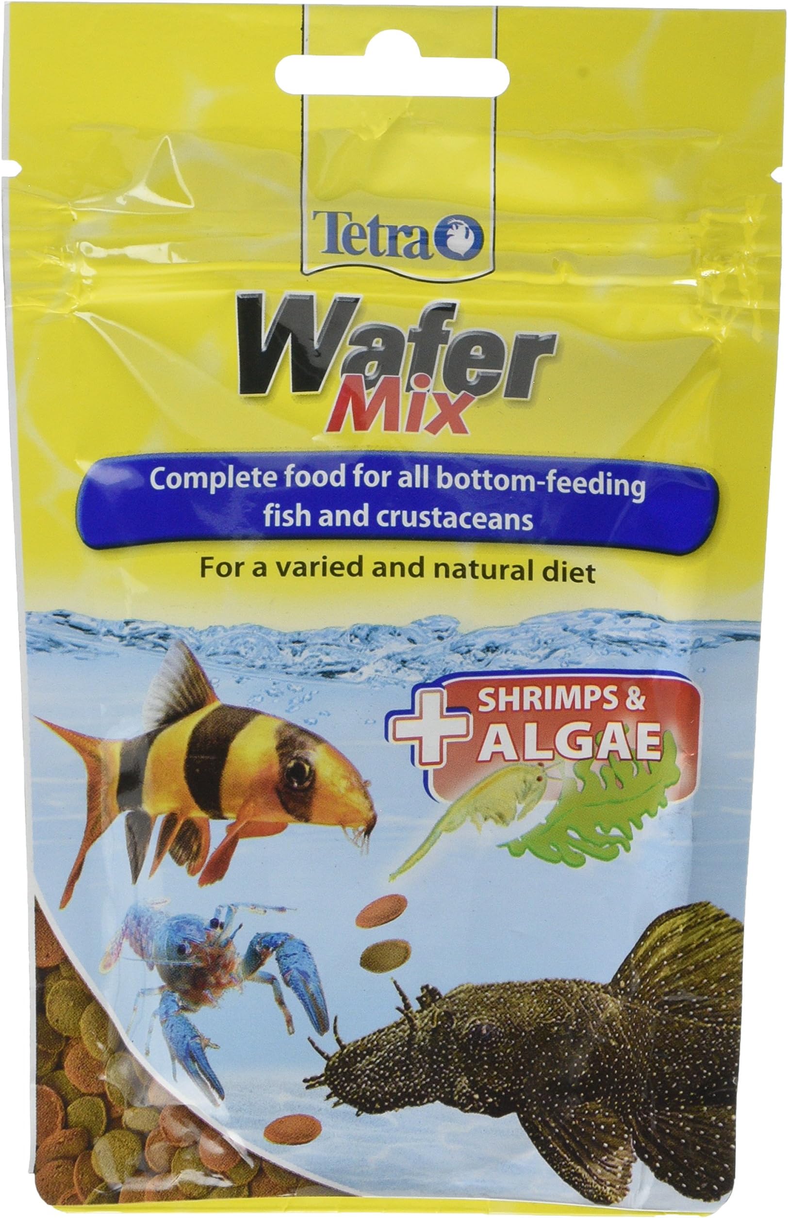 Tetra Fish Food Variety Wafers, Complete Fish Food for All Bottom ...