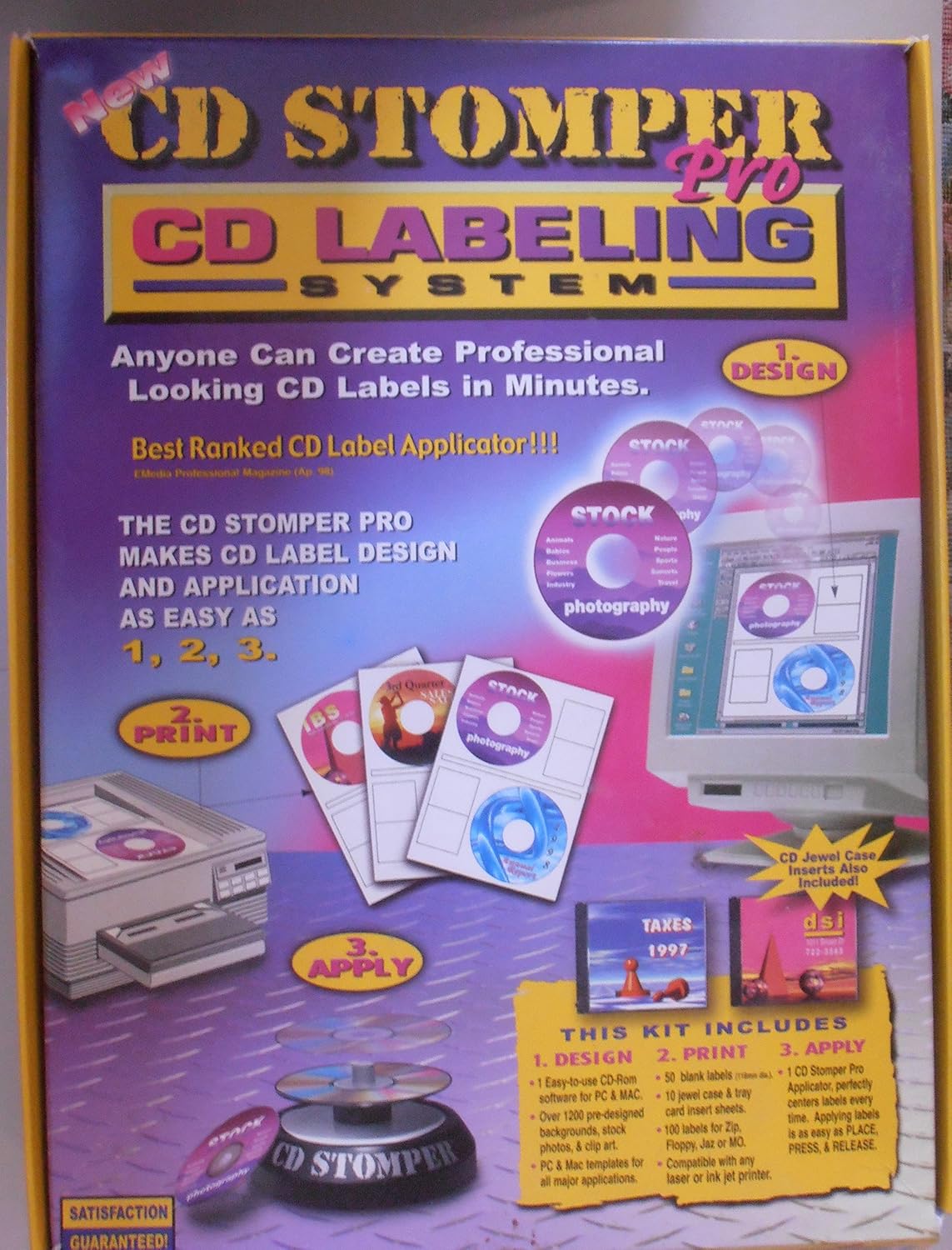 CD Stomper Pro Systeme D'Etiquetage De CD : Amazon.in: Office Products