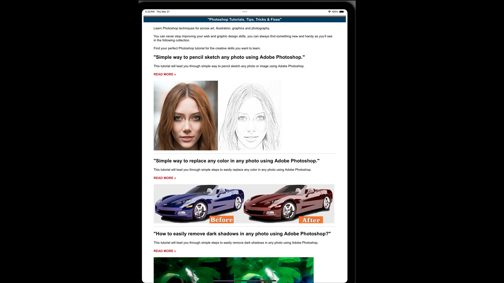 Photoshop Tips Tricks Tutorials:Amazon.co.jp:Appstore for Android