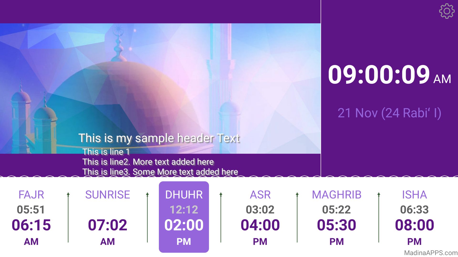 Masjid Display - App on Amazon Appstore