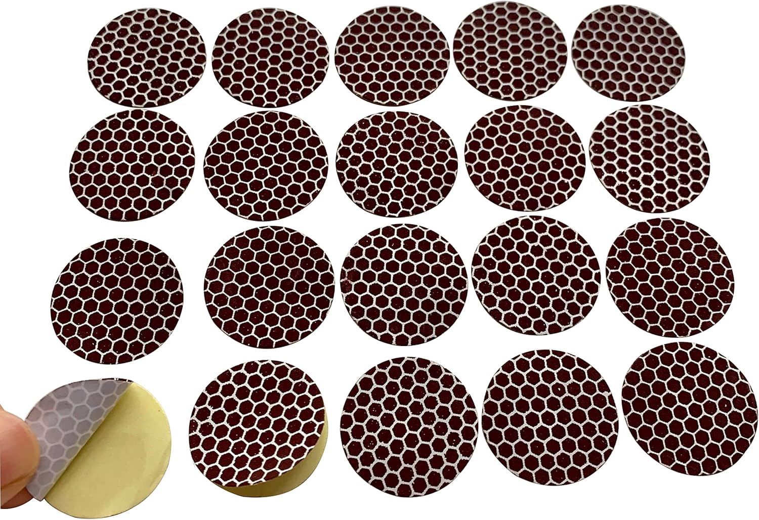 Match Striker Paper with Self-Adhesive Honeycomb Pattern 1 Inch Circle ...