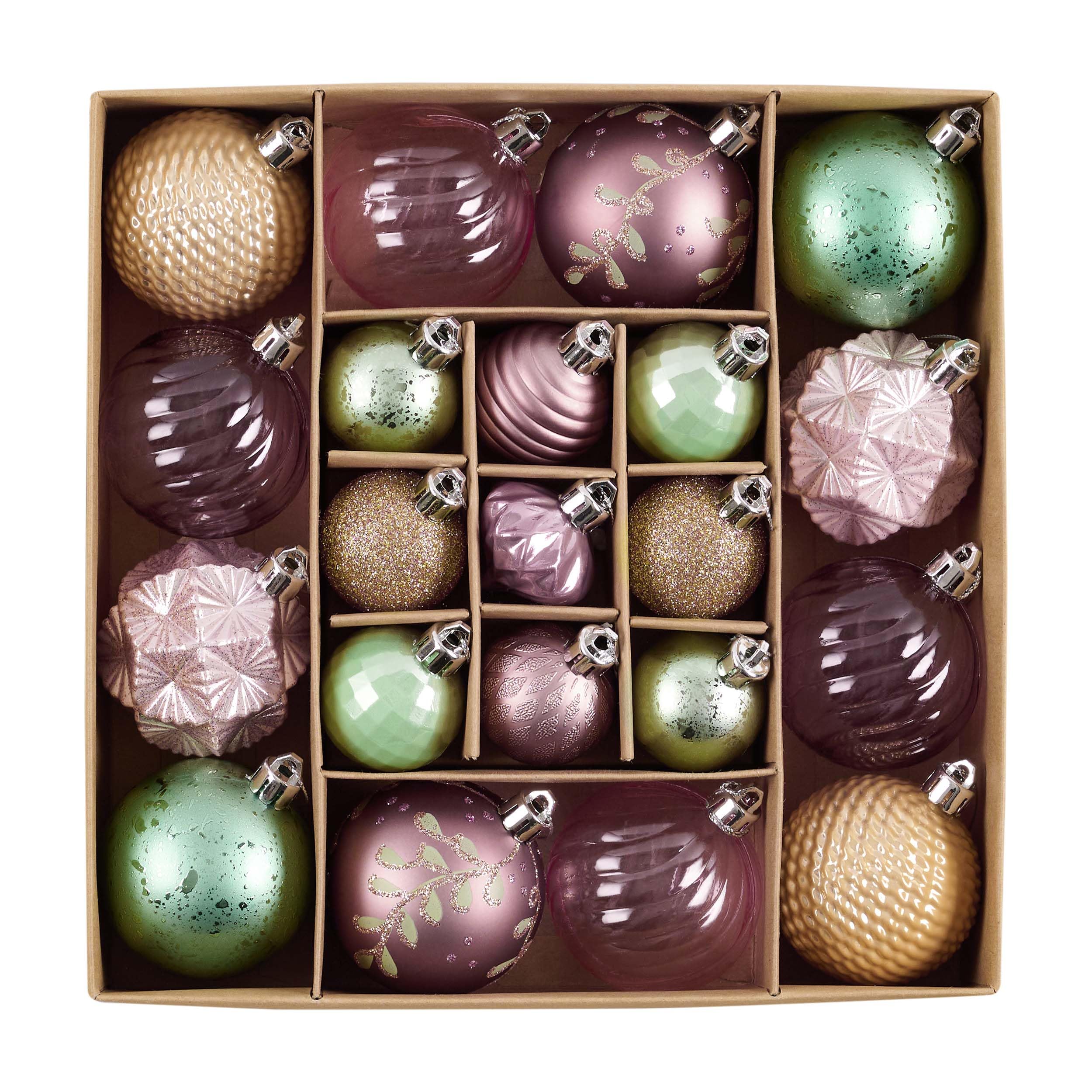 Amazon.com: DecorbyHannah Christmas Ornaments Decorations,21ct Green ...