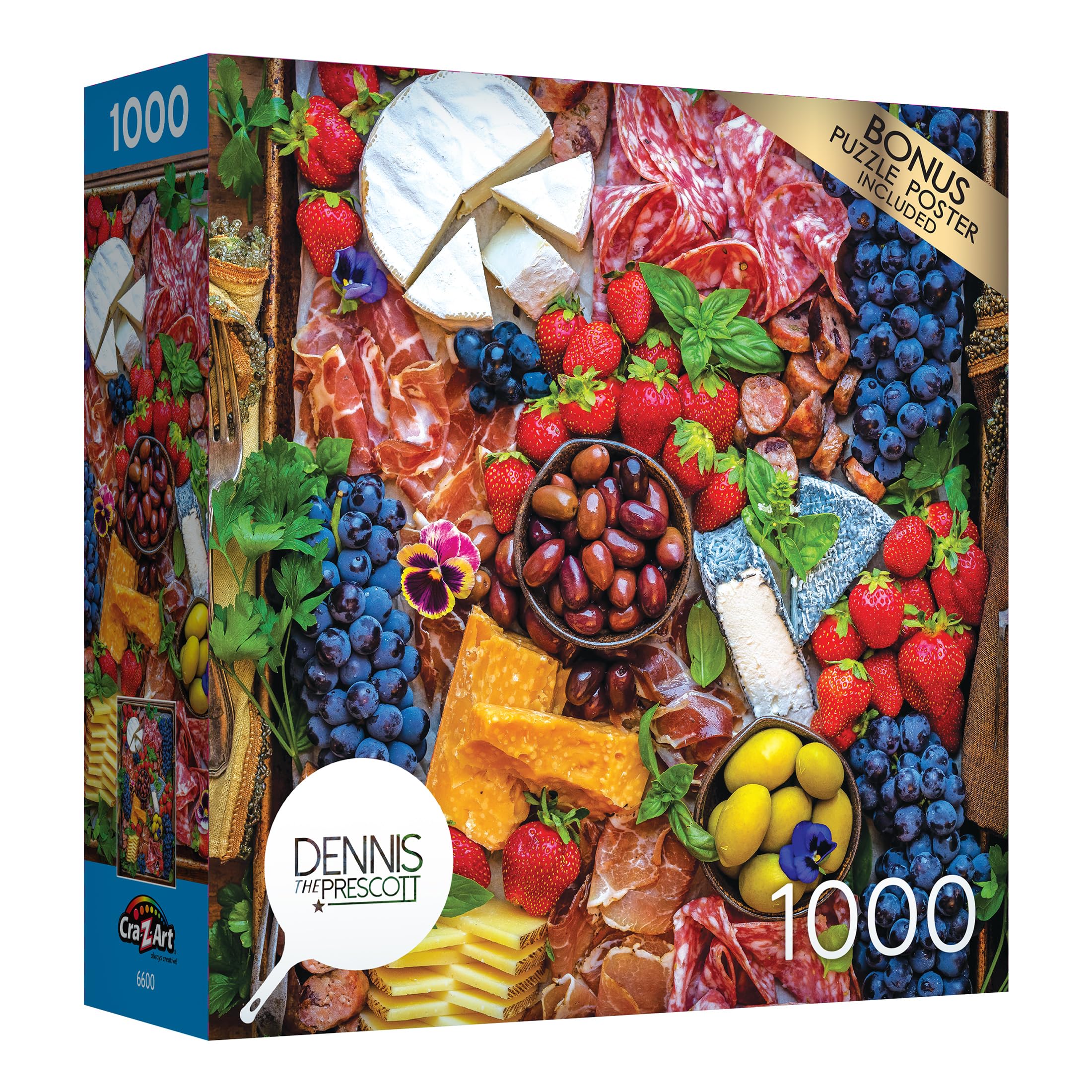 Snapklik.com : Dennis Prescott - Cheese & Charcuteries Happiness - 1000 ...