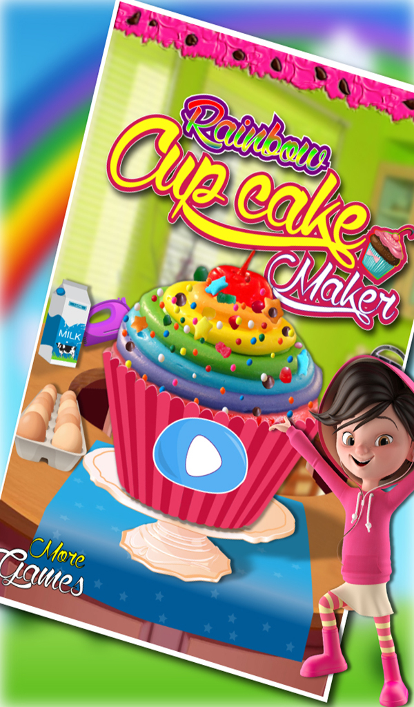DIY Rainbow Cupcakes Maker - App on Amazon Appstore