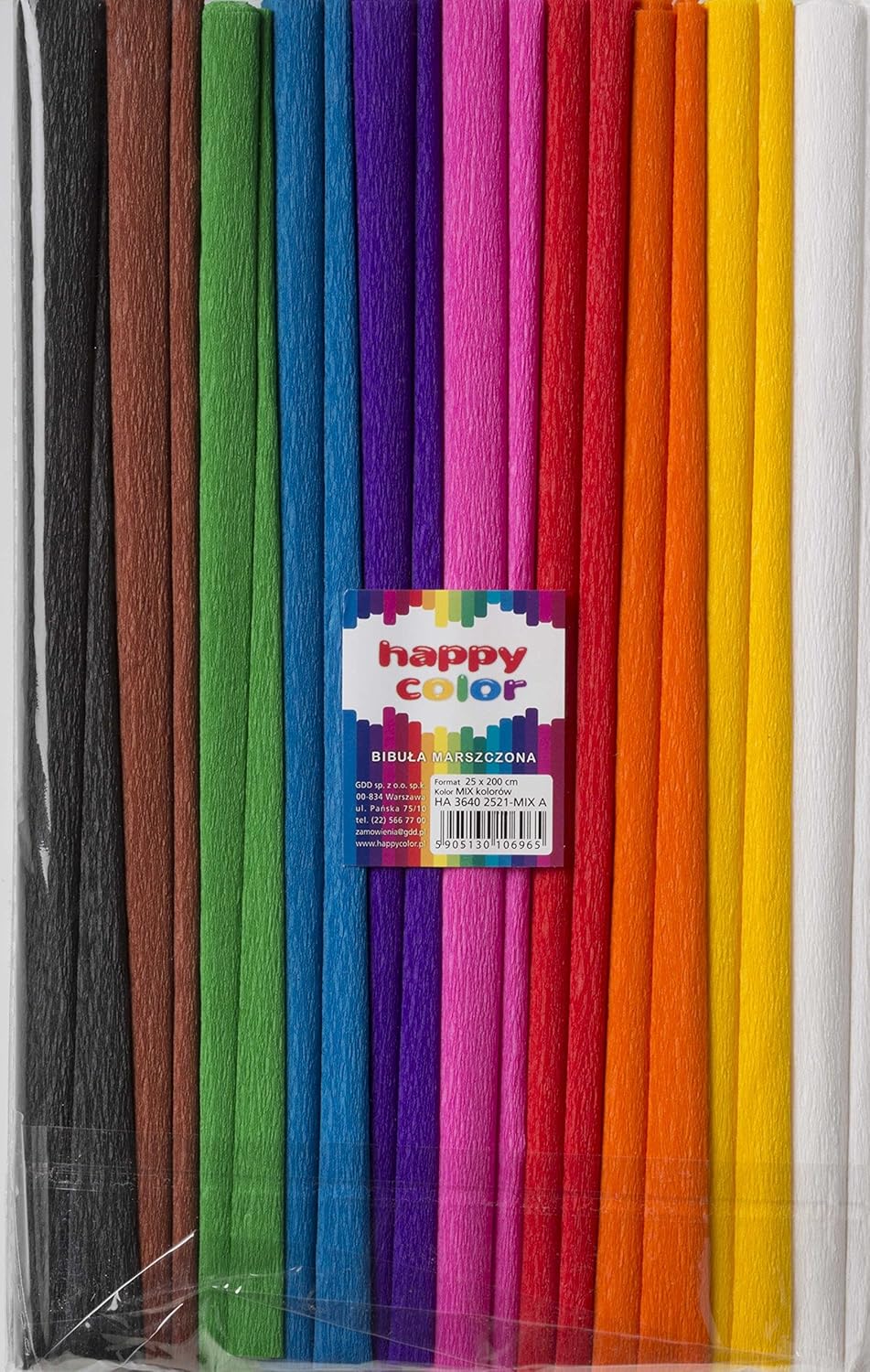 GDD Crepe Paper 25cm x 200cm Multicolor Floral Gift Wrap 10 Rolls of ...