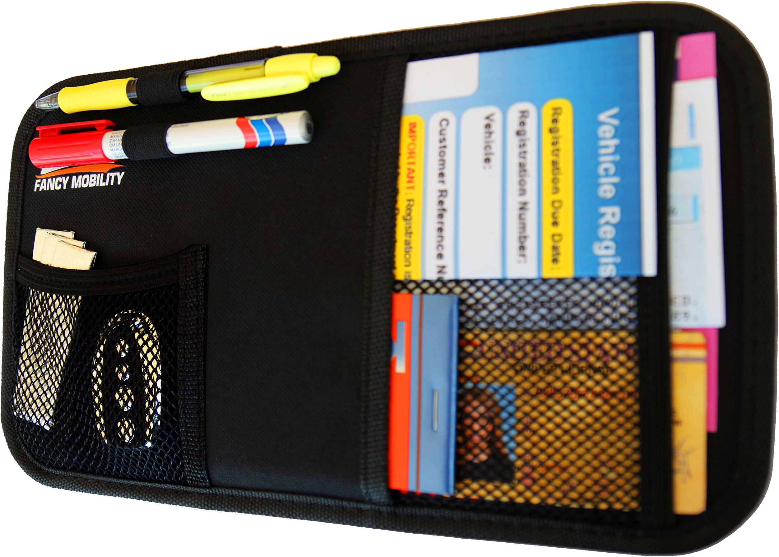 Fancy Mobility Car Sun Visor Organiser - Auto Accessories Document ...