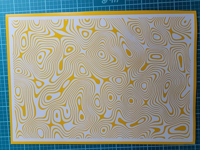 Amazon.com: Topo Damascus Topographic Camo Stencil, High Temp Vinyl, 7 ...